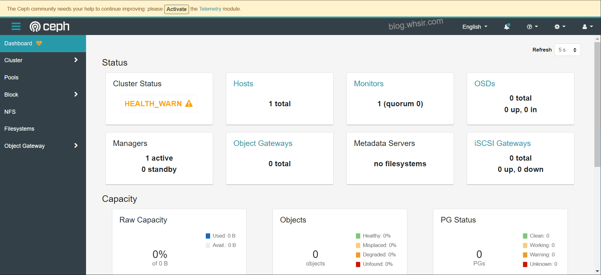 cephadm搭建Ceph集群（octopus版） - 吴昊博客