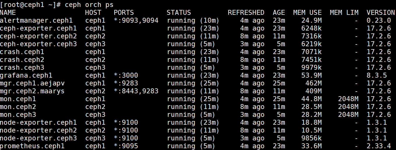 cephadm搭建Ceph集群（在线安装quincy版） - 吴昊博客