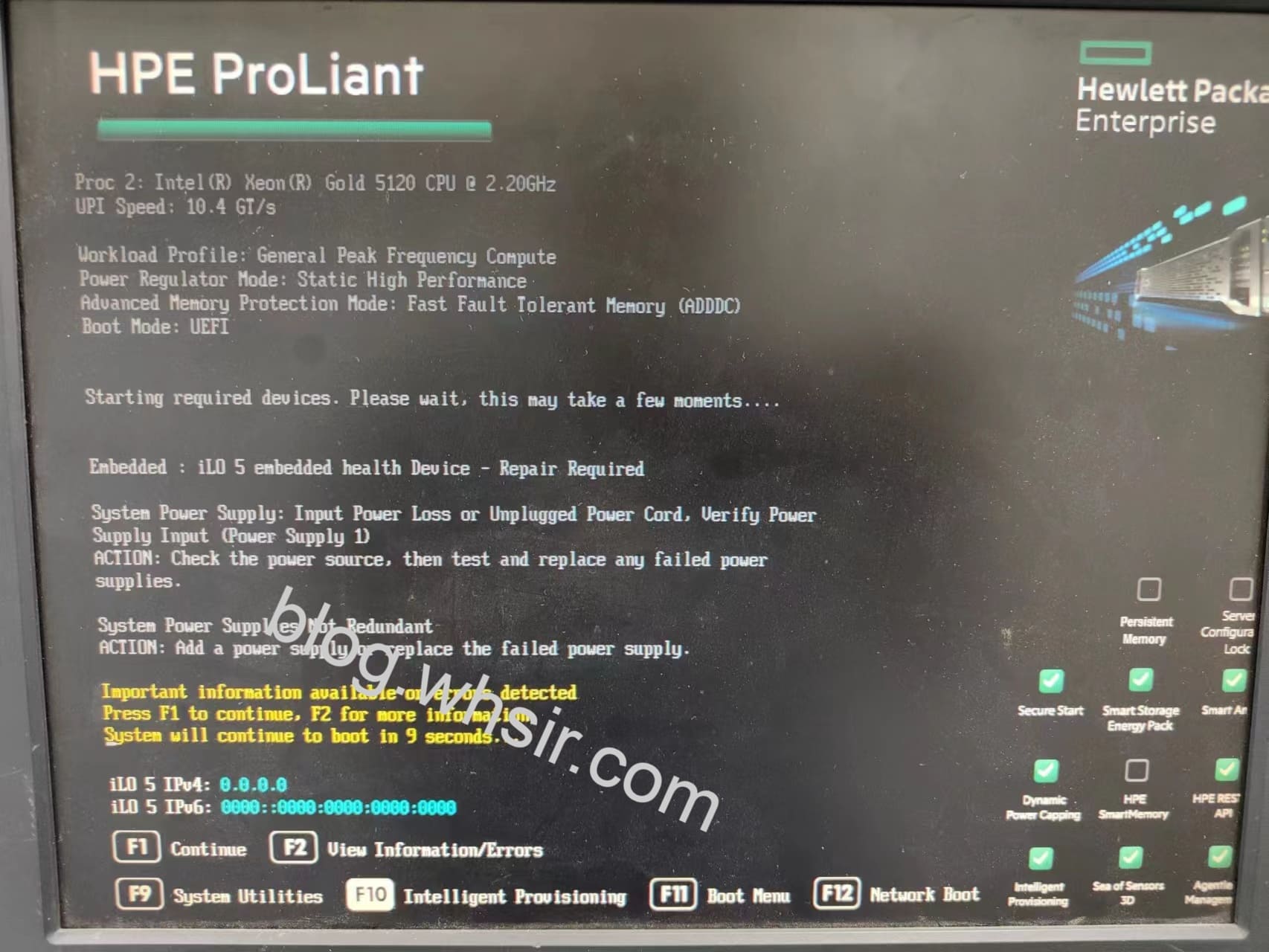 HPE DL380 Gen10 P408i-a创建RAID（方法一） - 吴昊博客
