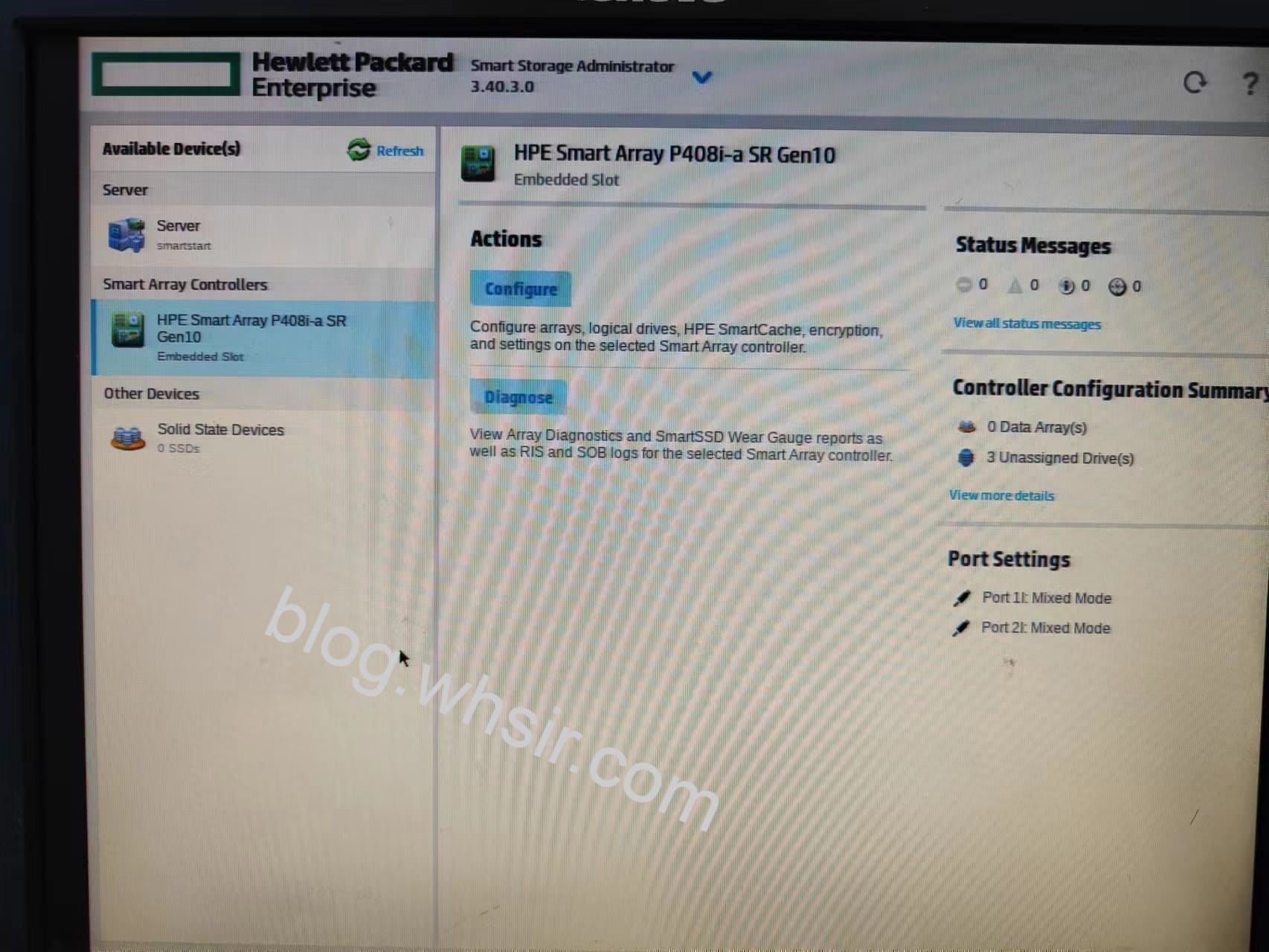HPE DL380 Gen10 P408i-a创建RAID（方法一） - 吴昊博客