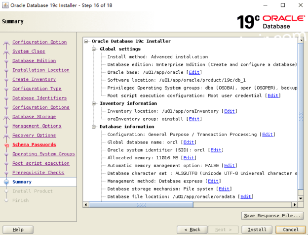 RockyLinux8.x图形化安装Oracle19c - 吴昊博客