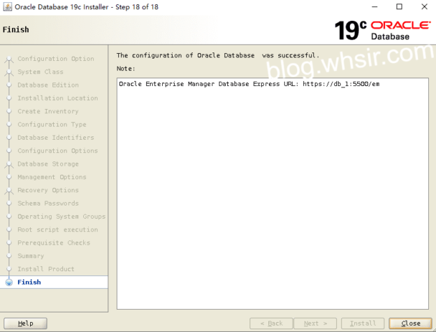 RockyLinux8.x图形化安装Oracle19c - 吴昊博客