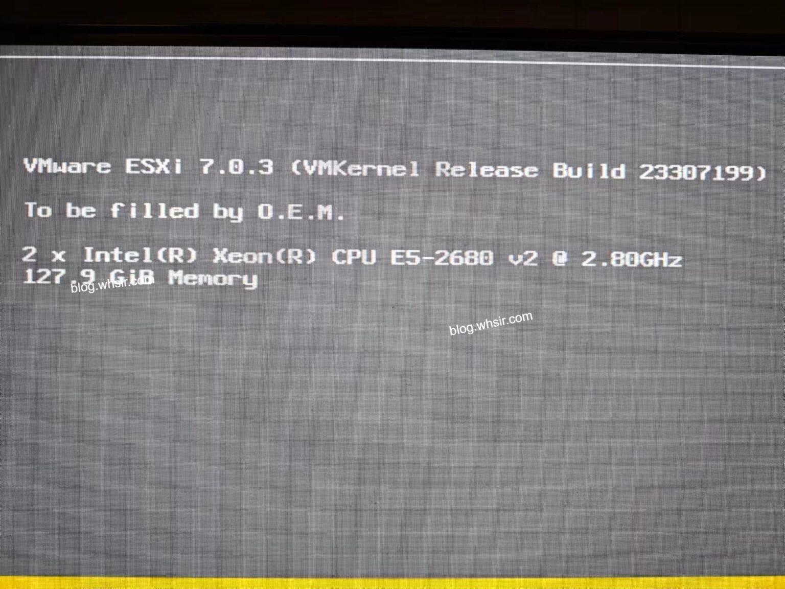 ESXI7系统通过iso镜像进行升级 - 吴昊博客