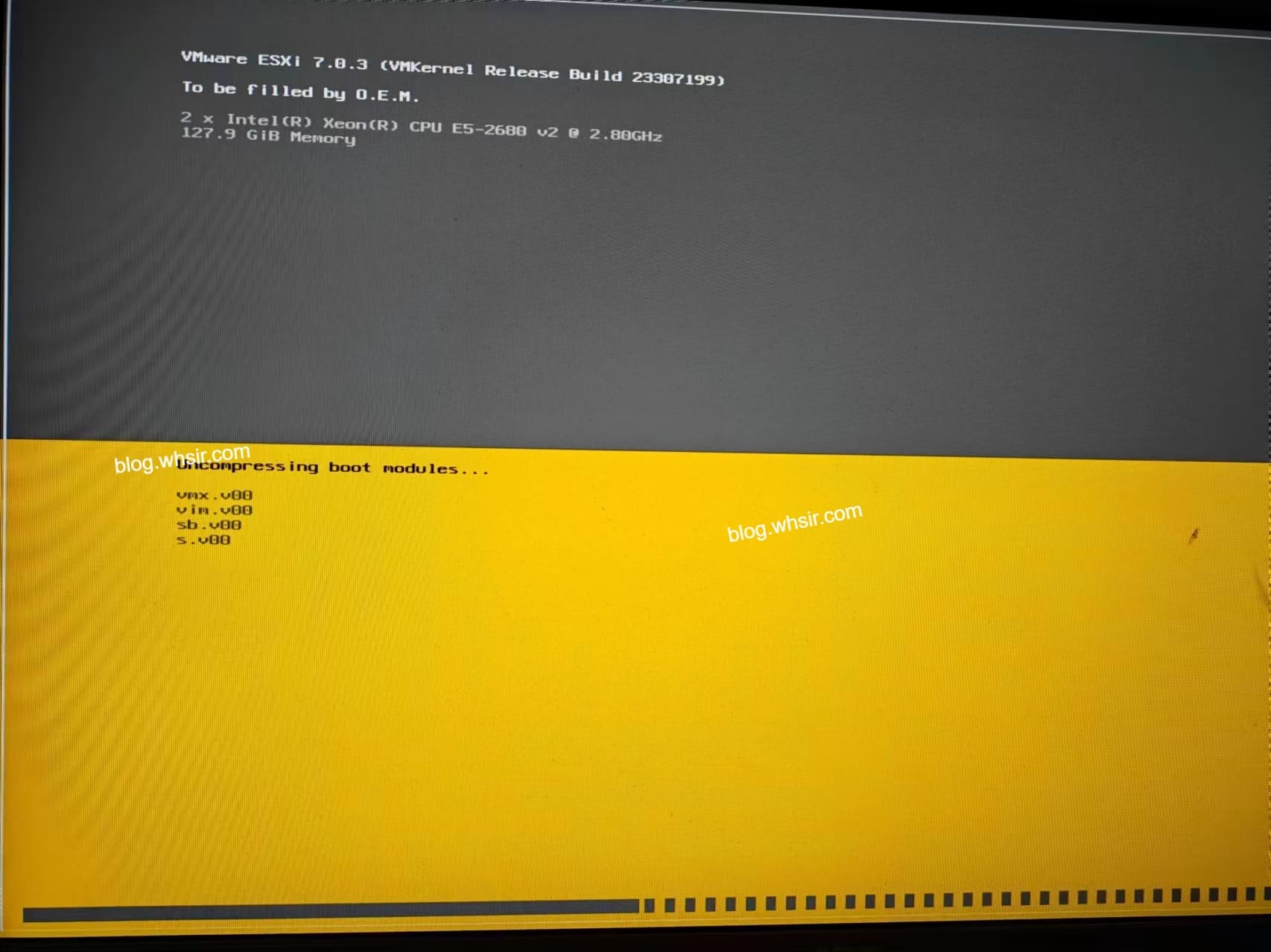 ESXI7系统通过iso镜像进行升级 - 吴昊博客