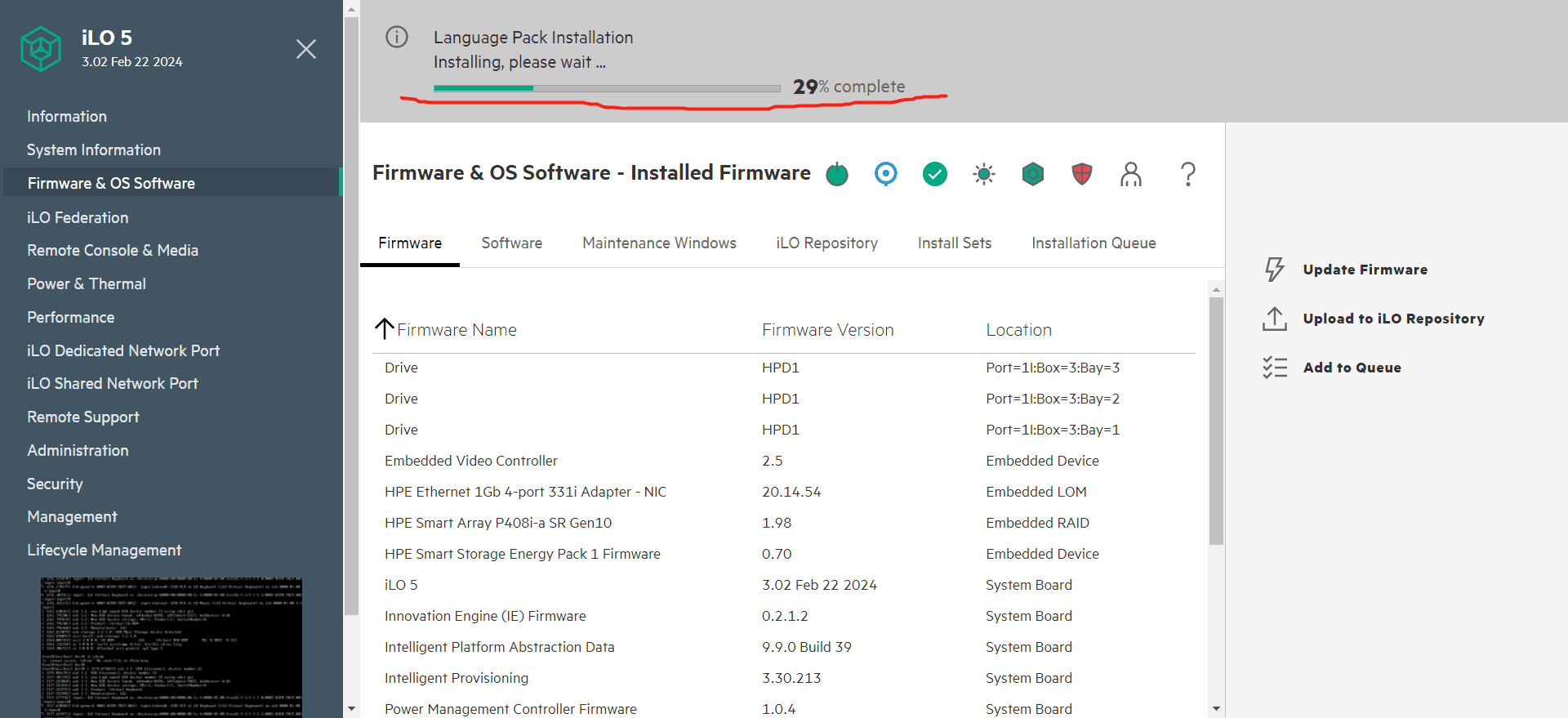 HPE iLO添加中文语言包 - 吴昊博客
